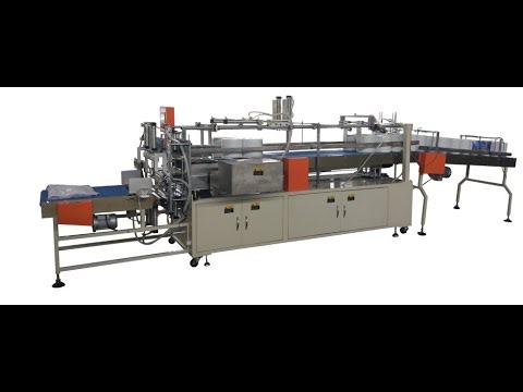 Semi automatic 6 rolls small bobbin paper bundle packing machine