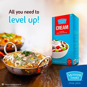 1K views · 15 reactions | Add the richness of Mother Dairy UHT Cream to your dishes. . . . #MotherDairyCream #MotherDairy #Cream #Recipe | Mother Dairy Fresh Delights | Facebook
