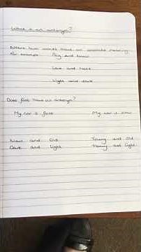 Examples of antonyms in a sentence (what is an antonym) opposite to another word