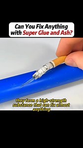 Can super glue and ash fix heartbreak too? Asking for a friend!🙌🏾🤣😂 #superglue #cigarette #ash #Amazing #repair #chemicalreaction #wow #DidYouKnow | DatBeasguy Gaming