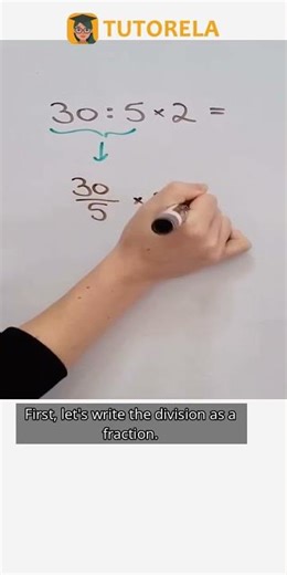 Order of Operations: Solve 30 ÷ 5 × 2 #Math #TheOrderOfOperations #OrderOfOperationsForBeginners
