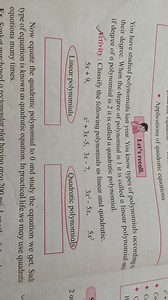 You have studied polynomials last year. You know types of polyn... | Filo