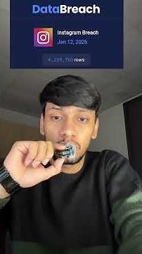 🚨 Instagram Data Breach January 2026 || Millions at Risk? || Protect Your Account Now||#databreach