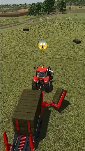 Self-Loading Bale Trailer in Action! 🚜💥 | Fast & Easy Bale Handling