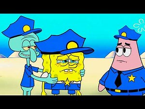 SpongeBob Turned Into Policeman Funny Animation