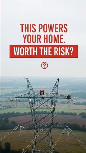 Working on High Voltage Transmission Towers (Heavy Equipment & Views!)⚡️#shorts #california