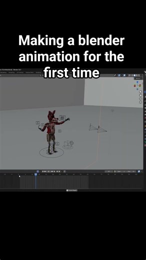 Making my first blender animation #blender #animation #fnaf #viral #ytshorts #fyp