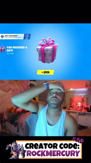 Myron Fulton on Instagram: "Icepick snow pack Fortnite back bling gift from Angel to ROCK MERCURY"