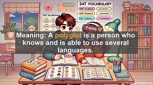 5000 Must Know SAT Vocabulary - Polyglot: The Art of Speaking ...