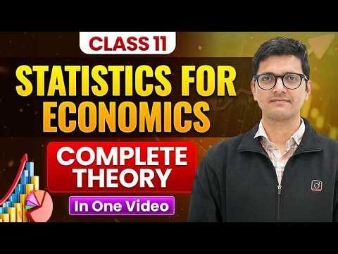 Statistics for Economics Class 11 | Complete Theory One Shot | Board Exam 2026 Full Revision ✅