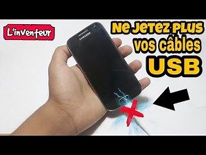 COMMENT RÉPARER SON CÂBLE USB !!