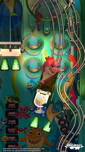 AtGames and Magic Pixel are excited to be bringing you a NEW AtGames Original Pinball Table! 🦈🌊 Baby Shark is splashing onto Legends Pinball 4K™, Legends Pinball HD™, and Legends Pinball Micro HD™ as a single-pack release. 🐠 Join Baby Shark on an Underwater Adventure: 🌟 Search for the Shark Family and kick off the ultimate Shark Family Party 🎨 Experience vibrant, colorful visuals and catchy music that bring the Baby Shark world to life 🏄 Catch waves, skateboard, and bodyboard with style as