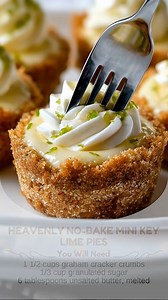 400K views · 2.7K reactions | Heavenly No-Bake Mini Key Lime Pies...