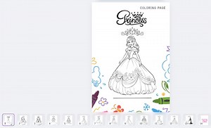 Princess Coloring Sheets, 12 Pages of Fun and Creativity - Etsy