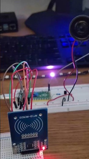 Raspberry Pi Pico - RFID activated LED Lights and Music - Fun Beginner Projects #shorts