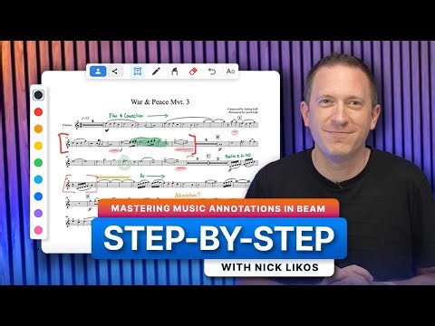 How to Annotate on Music in Beam | Step-by-Step Tutorial