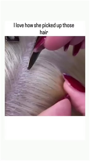 crazy top fun 😂❤️ on Instagram: "The post’s 22-second video demonstrates fusion keratin hair extensions, threading strands through a circular plastic heat shield for precise bonding with a mini heat applicator, yielding voluminous wavy blonde hair without visible clips. - Uploaded on December 26, 2025, by @Lafiana145401 with minimal text (😳😳), it amassed over 10 million views in 24 hours, driven by its hypnotic close-up visuals appealing to beauty and ASMR enthusiasts. - 