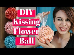 DIY Flower Ball | Kissing Ball | Easy Floral Ball | Pomander ball | Hanging flower ball