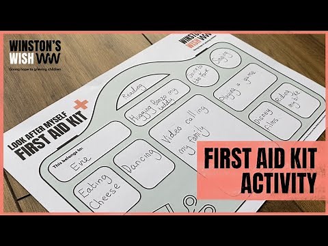 First Aid Kit Activity for Children and Young People | Winston's Wish