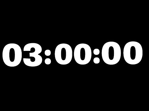 ⏳🌟 3 Hour Timer! | Ideal Countdown for Big Tasks 🛠️