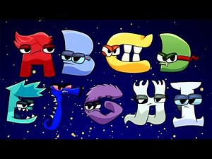 Happy A–Z Alphabet Song for Kids | Colorful ABC Characters | Uppercase Letter Learning