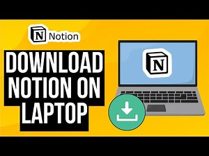 How to Download Notion App on Laptop | Windows & Mac Install Tutorial (2025)