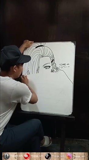 ino yamanaka 👆cek video tutorialnya ya #kelasmenggambaronline #animedrawingtutorials #animelivers