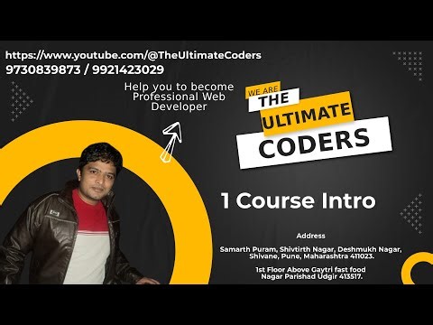 1 Course Intro