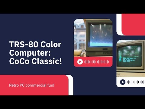 Radio Shack TRS-80 Color Computer Commercial (1980). Retro Home PC Classic