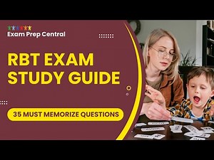 RBT Certification Exam Study Guide - Practice Test Answers (35 Must Memorize Questions)