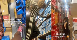 ‘When customers think we taking long but we really just fighting for our lives.’ A Foot Locker Employee Showed People The Chaos That Goes On In The Back of the Store