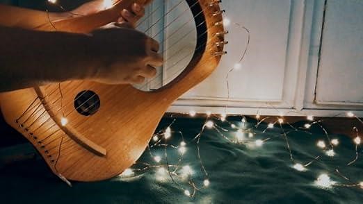 Horse 10 String Lyre harp