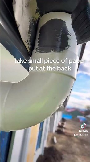 how to paint downpipe