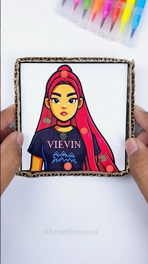 K-pop Mira Cardboard Pinball Game Challenge 😍 Easy Puzzle Games 😊 #kpopdemonhunters #kpop #trend