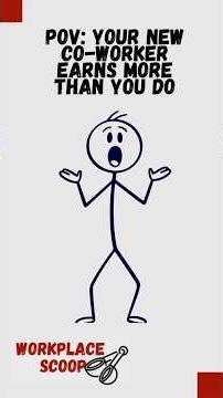 POV: YOUR NEW CO-WORKER EARNS MORE THAN YOU #workplace #payraise #workplaceculture #salaryshock