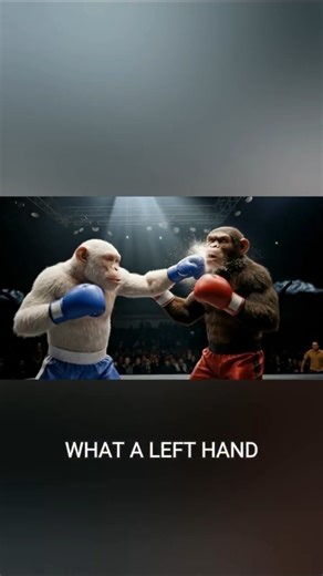 Unbelievable! White Chimpanzee's Boxing Masterclass