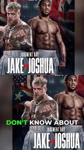 Jake Paul vs Joshua purse revealed 🥊 #boxing