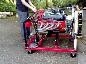 396 big block, Lunati 60202, first start, cam break in, open headers