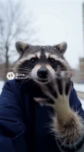 Raccoon POV: winter