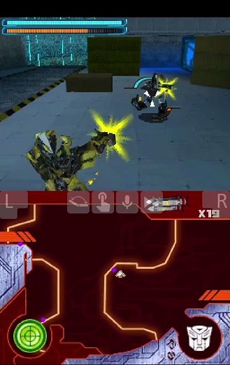 Bumblebee vs Lockdown 💥🤖👾, (nintendo DS) Transformers Dark of the moon games.