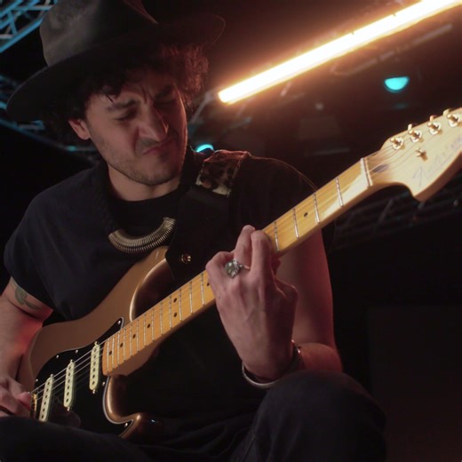 3.4K views · 165 reactions | Let's explore the new Bruno Mars Stratocaster.  With a 9.5”-12” compound-radius maple fingerboard, stainless-steel frets and custom Bruno Mars Stratocaster pickups, this limited edition guitar offers smooth bending and Bruno's signature Strat sparkle. Watch more: https://youtu.be/hZYSmaVyCCY | Fender | Facebook