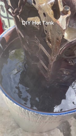 DIY Electric Hot Tank for Engine Cleaning