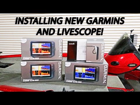INSTALLING BASS BOAT DEPTH FINDERS - GARMIN LIVESCOPE AND GRAPHS (DIY - How To)