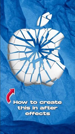 How to make Shatter effect in after effects | easy broken glass #tutorial