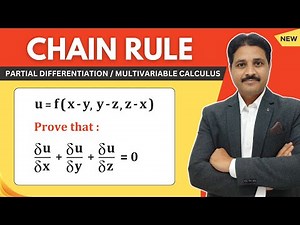 CHAIN RULE IN PARTIAL DIFFERENTIATION AND MUILTIVARIABLE CALCULUS SOLVED PROBLEM 4 ‪@TIKLESACADEMY‬