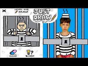 Just Draw Gameplay Walkthrough| Game vs Real Life| Kid Skit