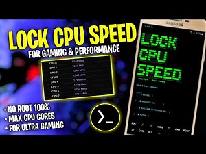 Lock CPU Clock Speed For Gaming and Performance | No Root
