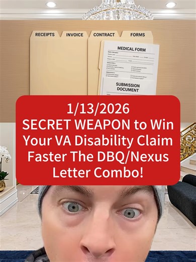 SECRET WEAPON to Speed Up Your VA Disability Claim: The DBQ & Nexus Letter Combo! #VADisability #DBQ #NexusLetter #ClaimTips #VeteransSupport