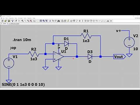 Precision Half Wave Rectifier Using Op Amp | Design and Simulations