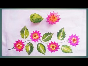 Block Printing With Potato ~ DIY Easy Block Printing At Home Create With ArtCorner